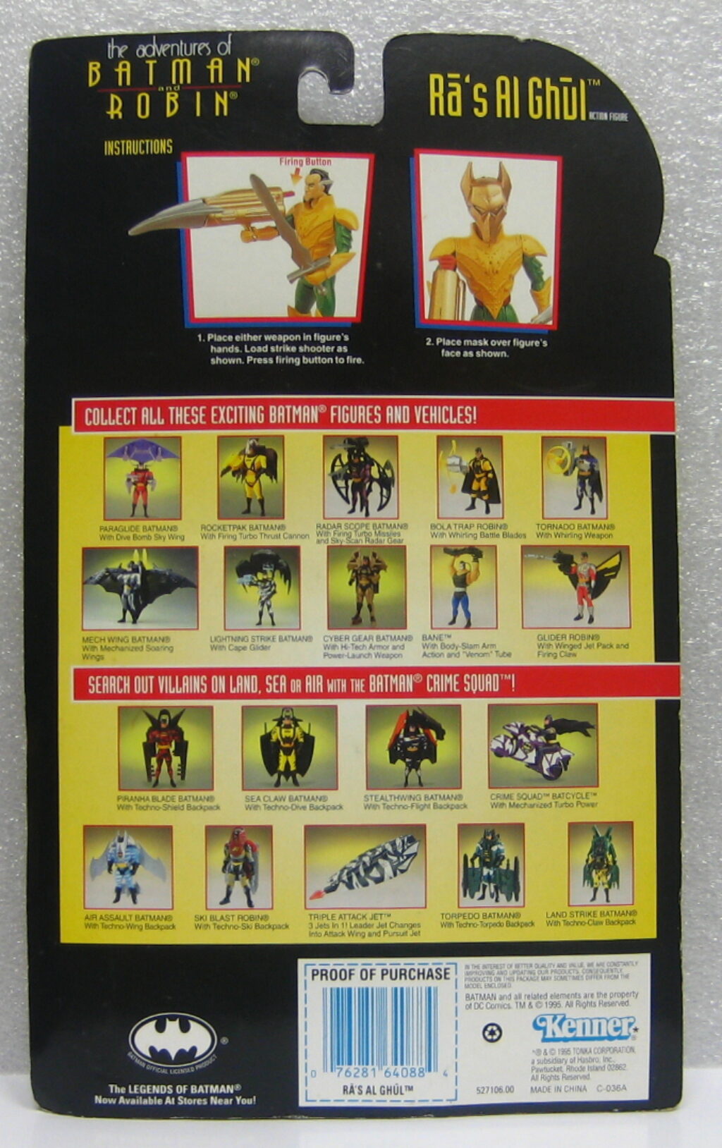 The Adventures of Batman & Robin Ra’s Al Ghul Action Figure – MOC – The ...