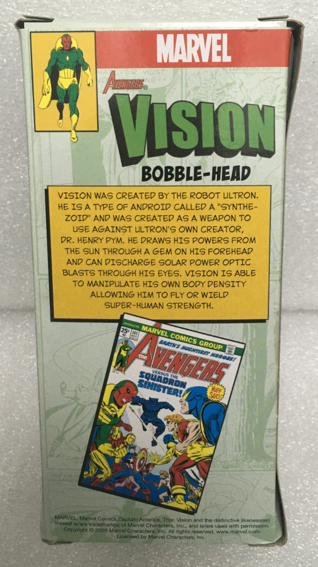 Avengers Vision Wacky Wobbler Bobblehead from Funko – The Toys Time Forgot