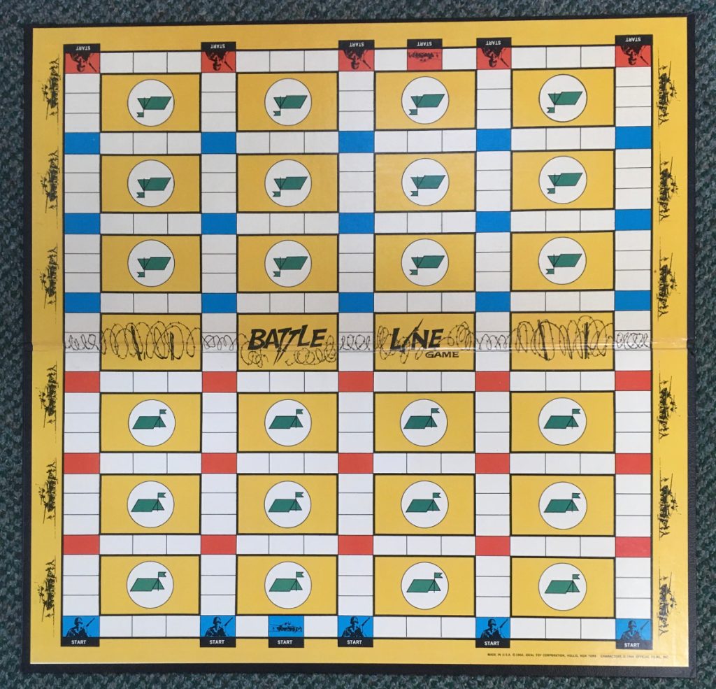 1964 Battle Line Game by Ideal – Sealed & Unpunched – The Toys Time Forgot