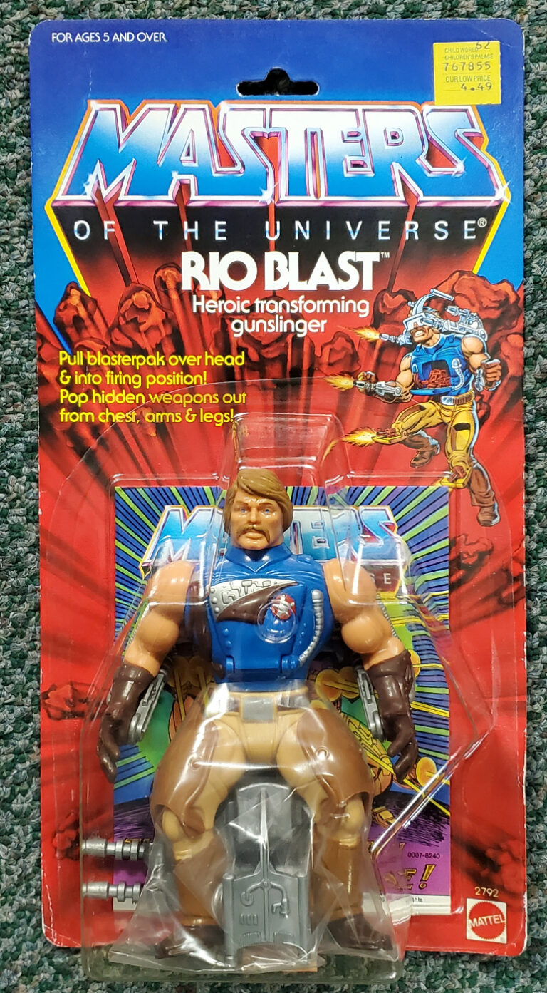 MOC 1986 Masters of the Universe (MOTU) Rio Blast Action Figure on ...