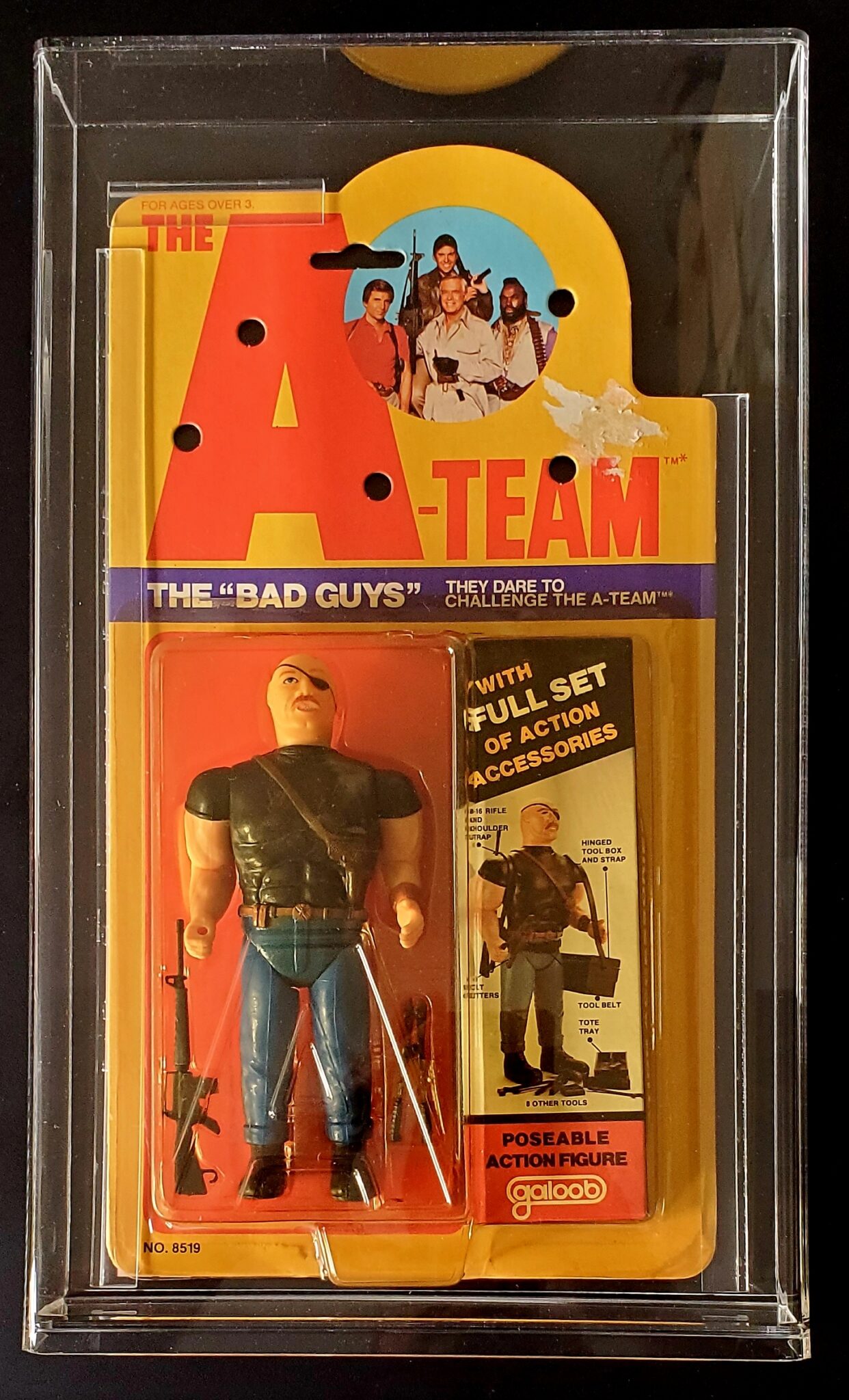 MOC 1983 Galoob The A-Team Python Action Figure: Mint on Factory Sealed ...