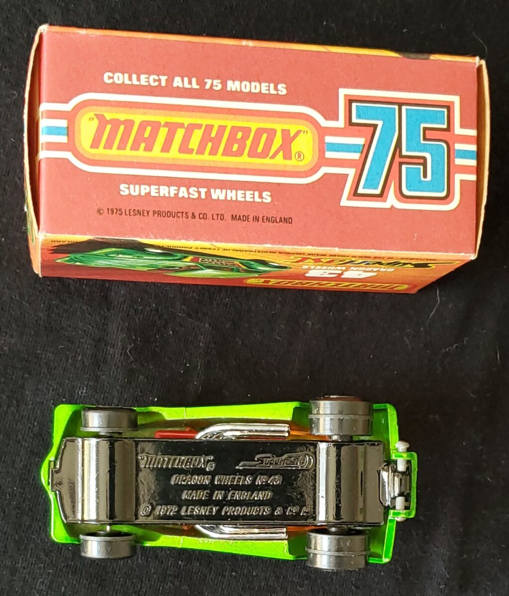 NM Matchbox 43-D Dragon Wheels in the Box – The Toys Time Forgot