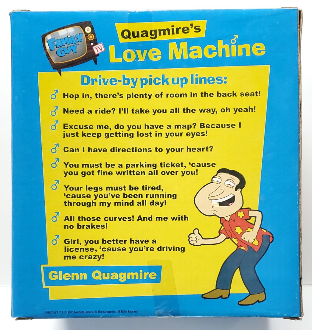 Family Guy Quagmire’s Love Machine Wacky Wobbler Bobblehead from Funko ...