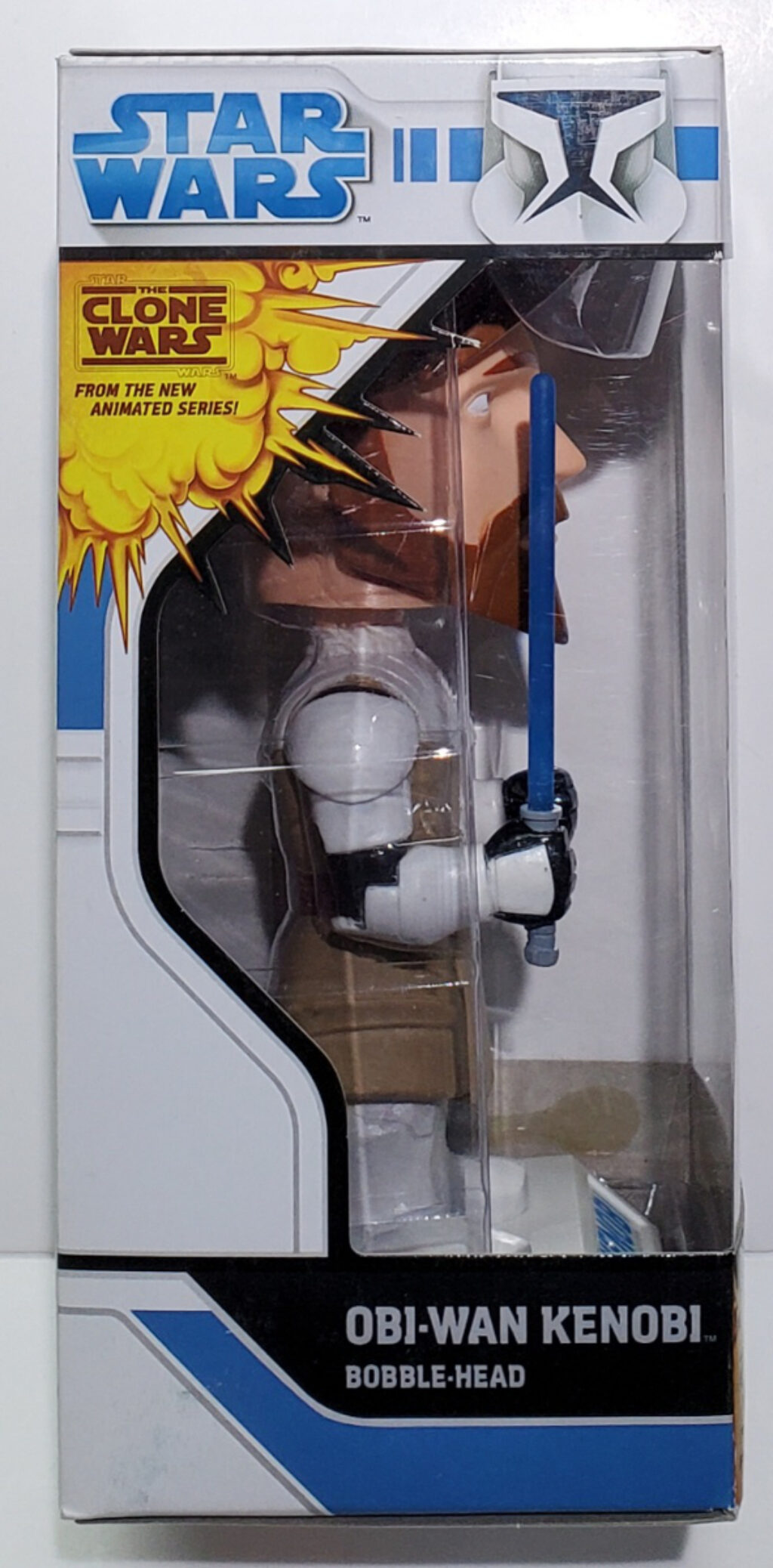 Star Wars Clone Wars Obi-Wan Kenobi Bobble-Head from Funko – The Toys ...