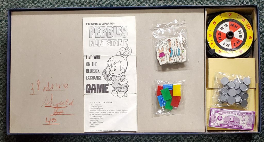 1962 Pebbles Flintstone Game by Transogram – The Toys Time Forgot