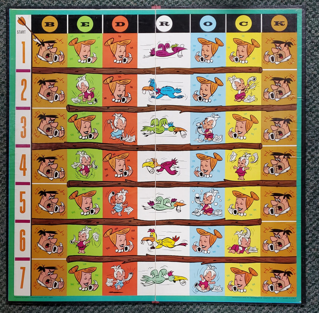 1962 Pebbles Flintstone Game by Transogram – The Toys Time Forgot