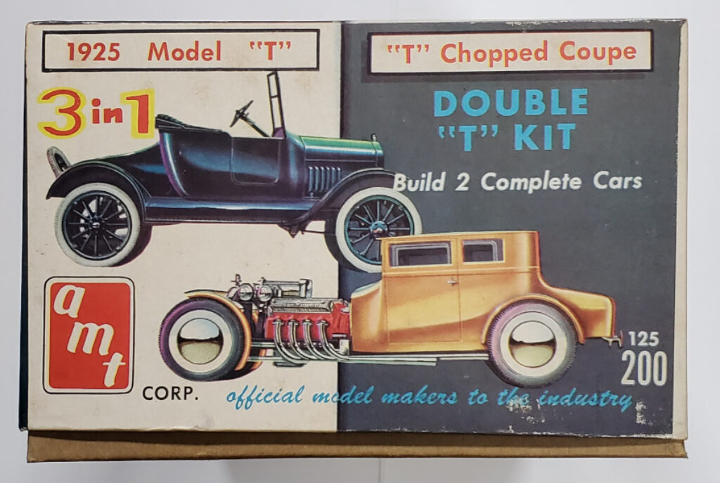Vintage 1960 AMT 1925 Model T Ford Two 3 in 1 Model Kit in the Box ...