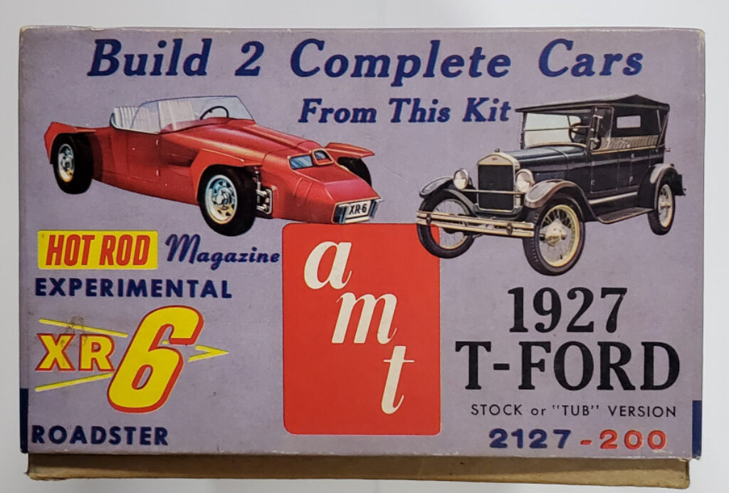 Vintage 1963 AMT Double Kit ’27 T-Ford & LeRoi “Tex” Smith’s XR-6 Model ...