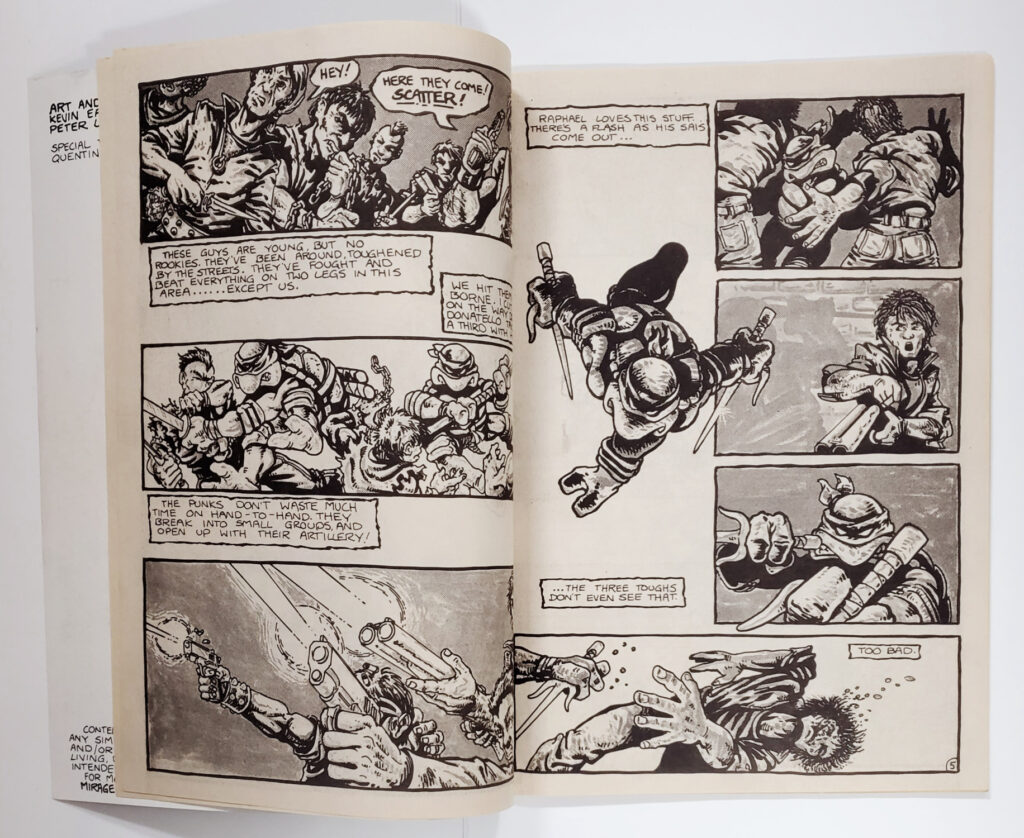 1984 Mirage Studios Teenage Mutant Ninja Turtles #1 : First Print with ...