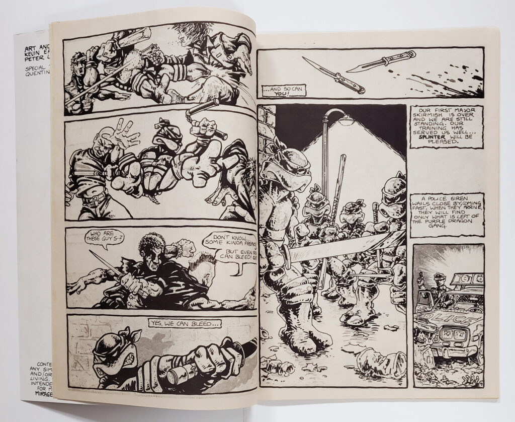 1984 Mirage Studios Teenage Mutant Ninja Turtles #1 : First Print with ...