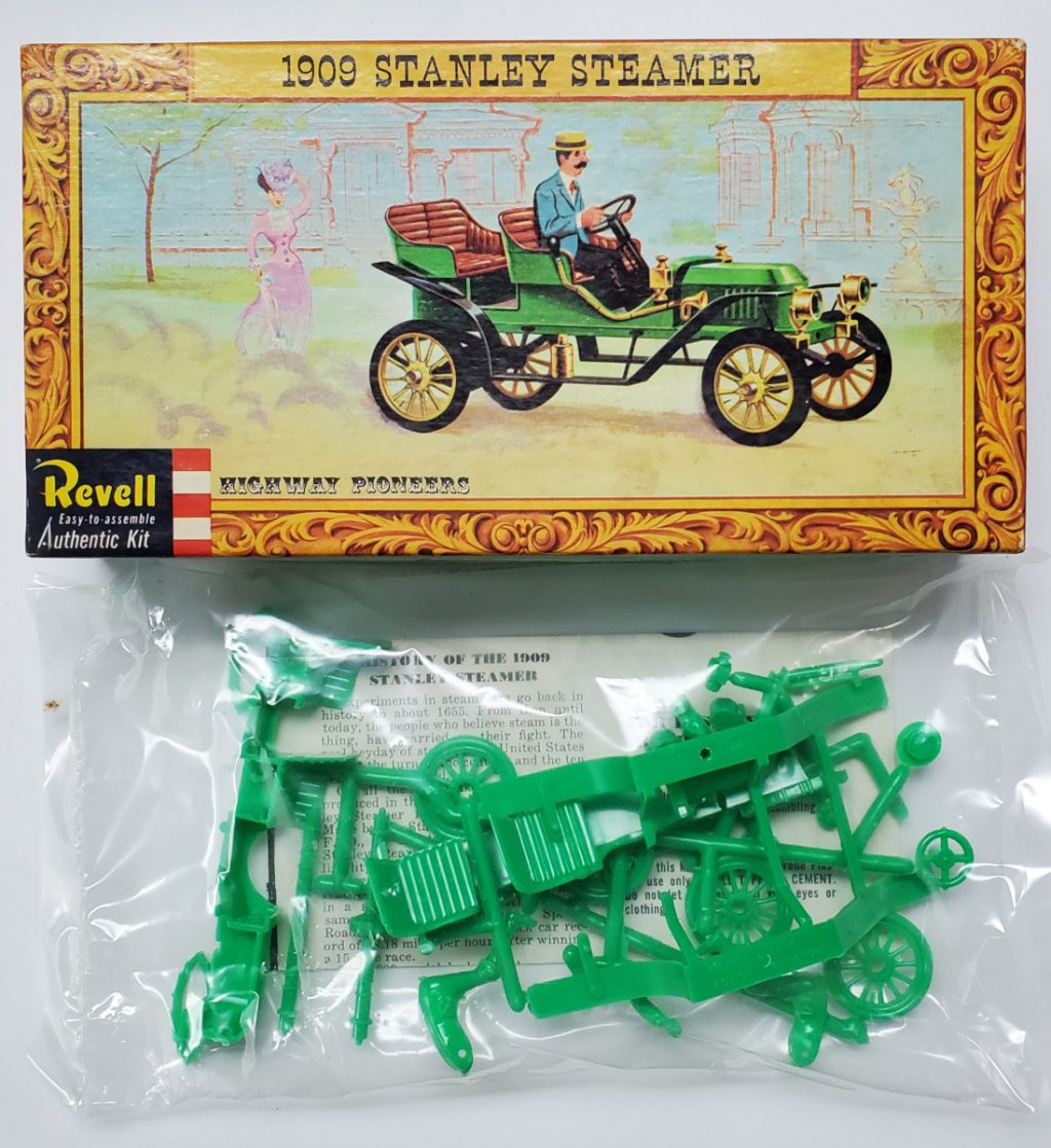 Vintage 1960 Revell Highway Pioneers 1909 Stanley Steamer Model Kit ...
