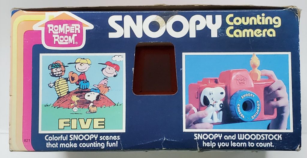 1972 Hasbro Romper Room Peanuts Snoopy Counting Camera in Original Box ...