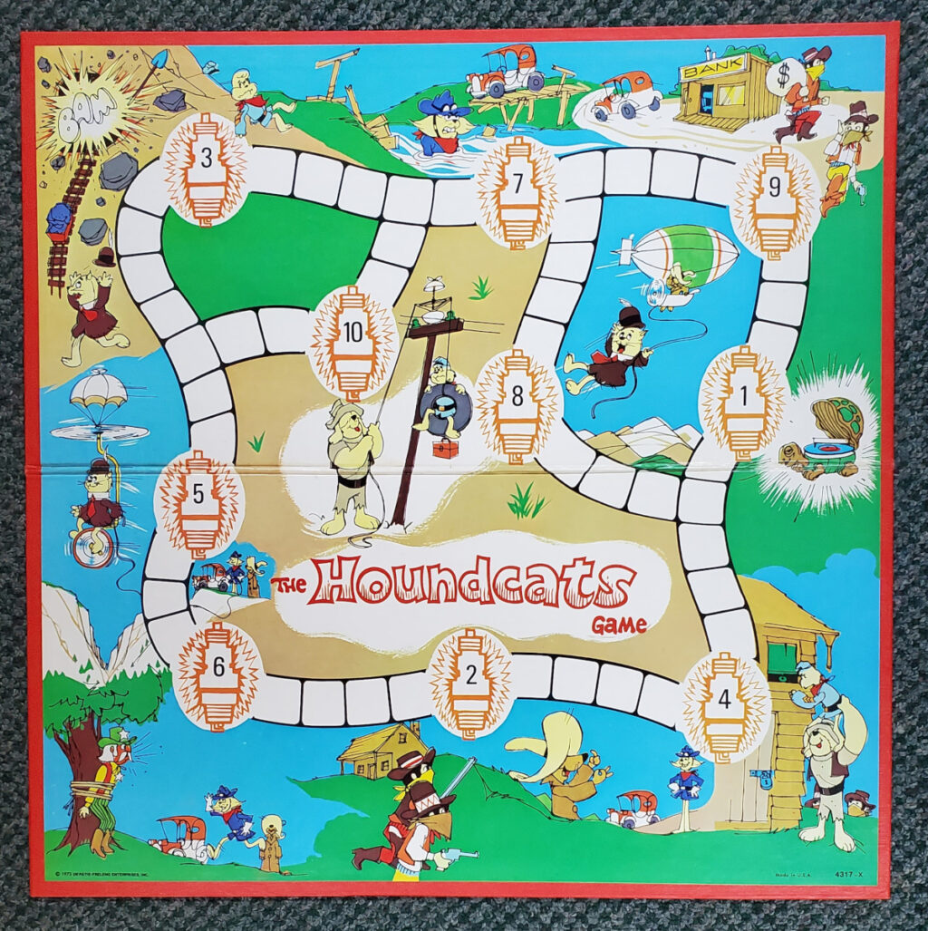 1973 The Houndcats Game by Milton Bradley – The Toys Time Forgot