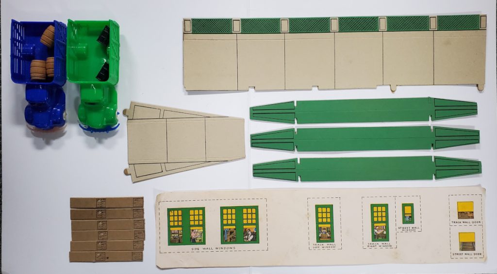 1950’s Sklyline No. 230 Freight Station HO Train Fold Away Construction ...
