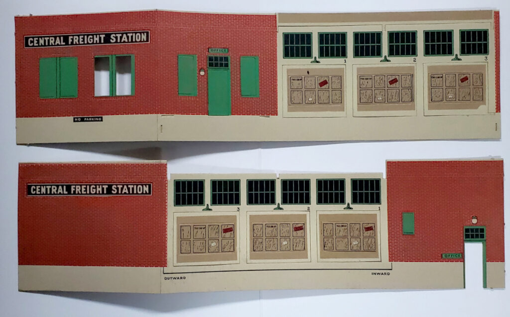 1950’s Sklyline No. 230 Freight Station HO Train Fold Away Construction ...
