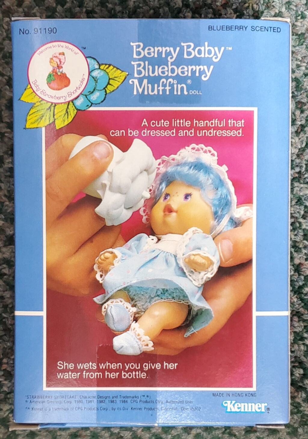 MIB 1984 Kenner Strawberry Shortcake Berry Baby Blueberry Muffin ...