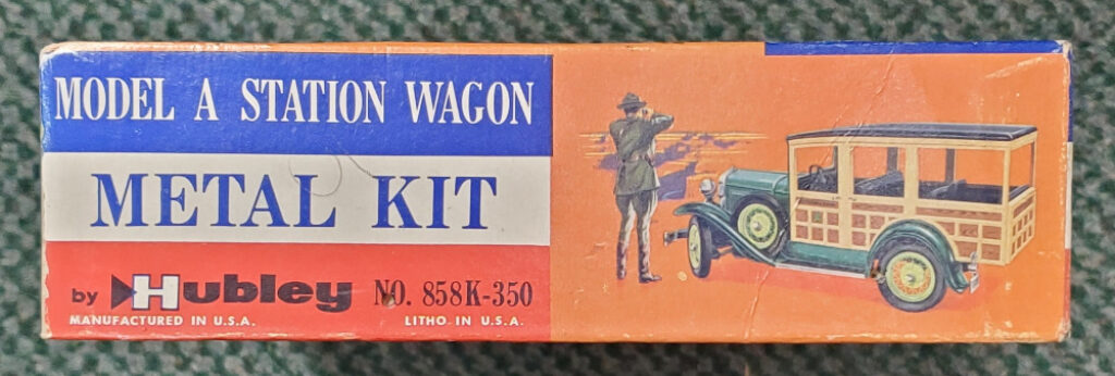 Vintage 1961 Hubley Model A Station Wagon 1:20 Scale Metal Model Kit in ...