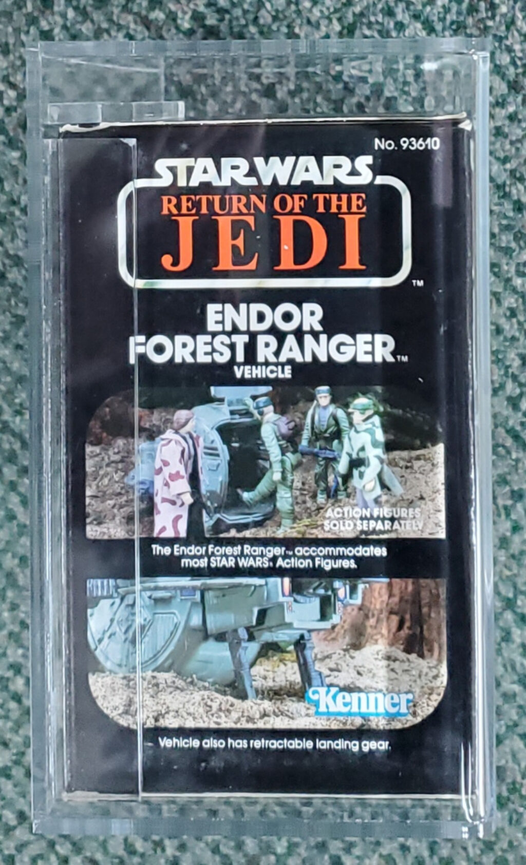 MIB 1983 AFA-Graded 80+ NM Kenner Star Wars Return of the Endor Forest ...