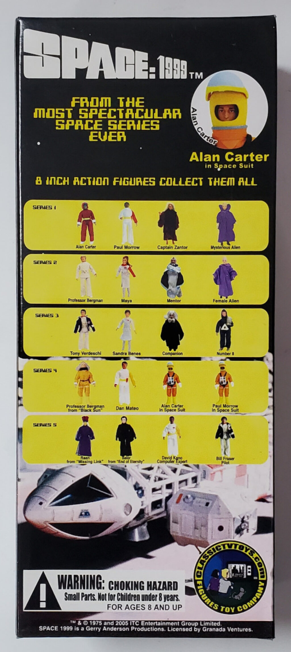 MIB Figures Toy Company Space: 1999 Alan Carter in Space Suit Action ...