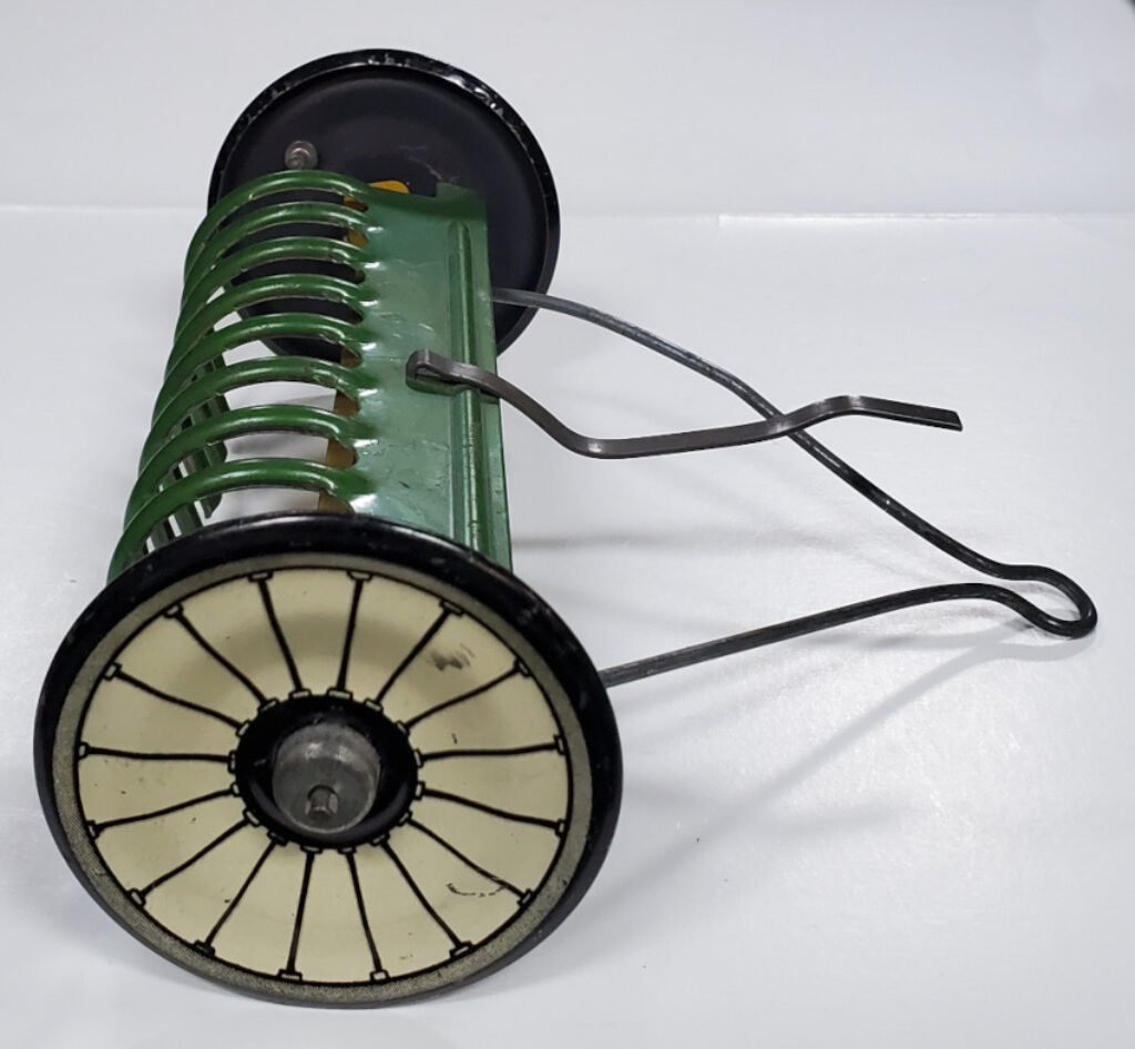 1940’s Marx Tin Litho Wind-Up Farm Tractor, Sickle Mower, Bottom Plow ...