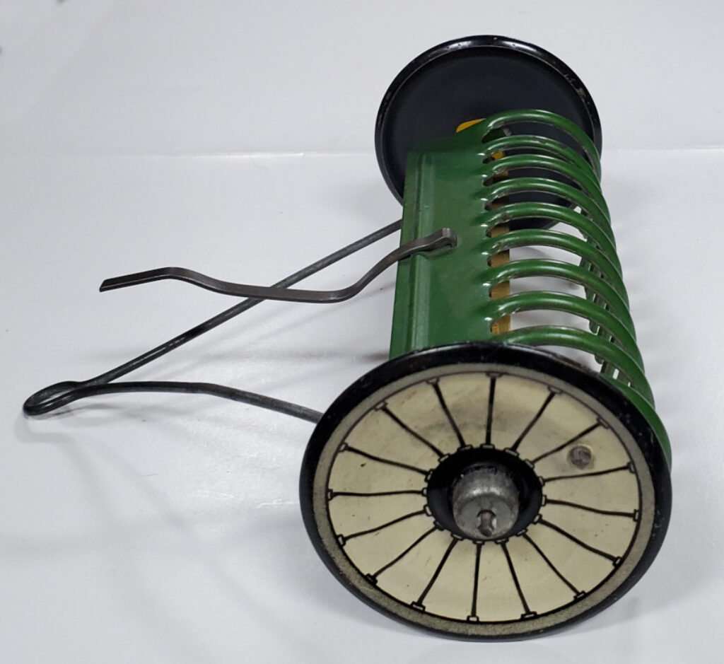 1940’s Marx Tin Litho Wind-Up Farm Tractor, Sickle Mower, Bottom Plow ...