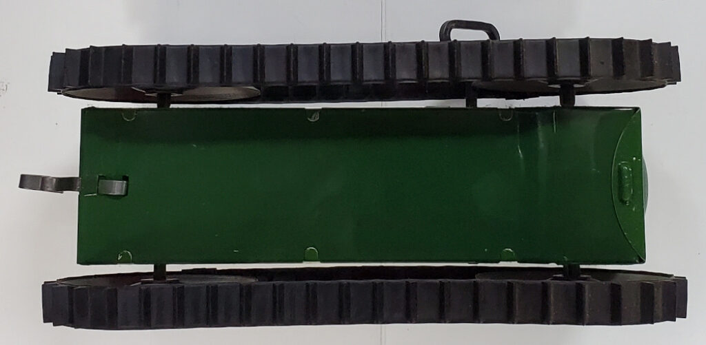 1940’s Marx Tin Litho Wind-Up Farm Tractor, Sickle Mower, Bottom Plow ...