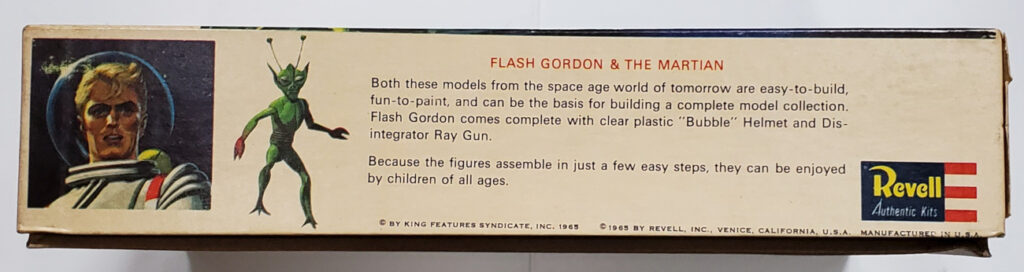 1965 Revell Flash Gordon and the Martian Model Kit in the Box – The ...