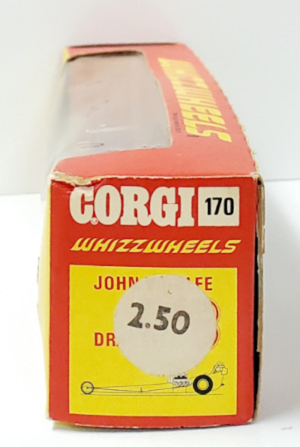 MIB 1972 Corgi #170 Die Cast John Woolfe Dragster in Whizzwheels Box ...
