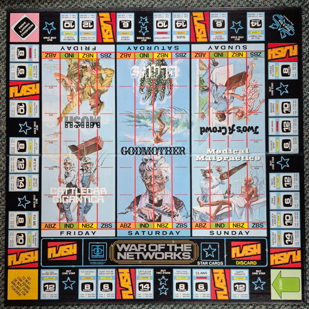 1979 War of the Network Stars Board Game by Hasbro – The Toys Time Forgot