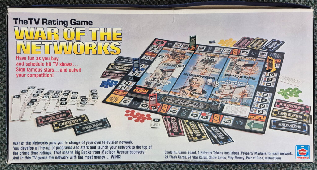 1979 War of the Network Stars Board Game by Hasbro – The Toys Time Forgot