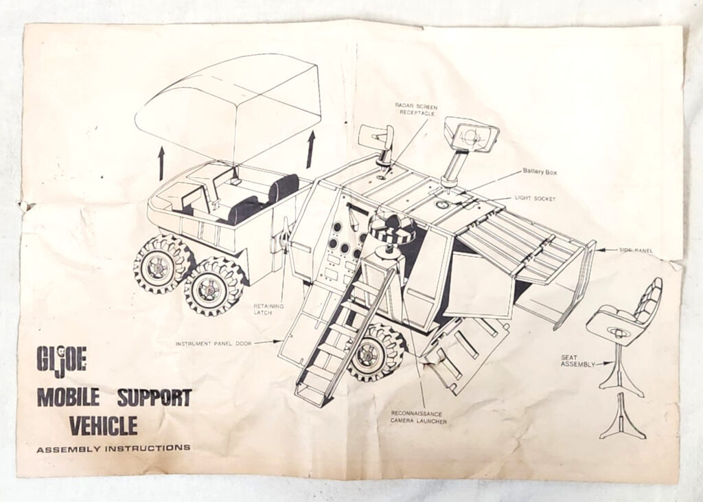 Hasbro 1972 G.I. Joe Adventure Team Mobile Support Vehicle Search for ...