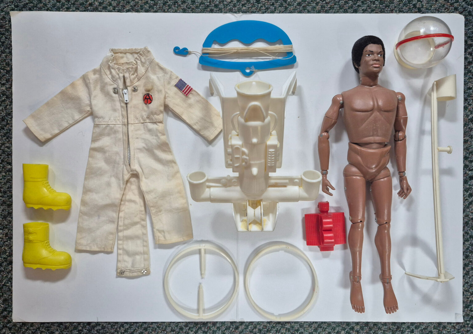 1972 Hasbro 12″ G.I. Joe Adventure Team Flying Space Adventure Set with ...