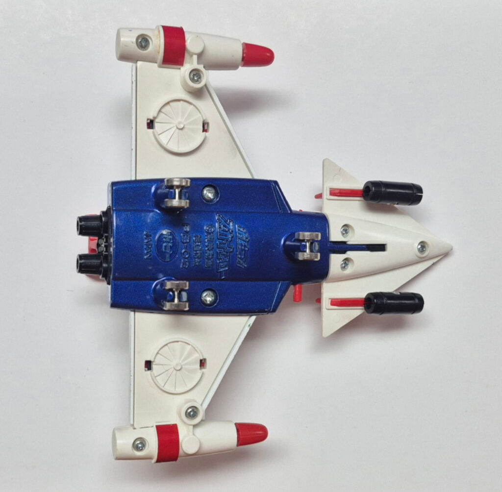 1977 Popy PB-02 Chogokin Die Cast Planet Robo Dangard Sky Arrow II Ship ...