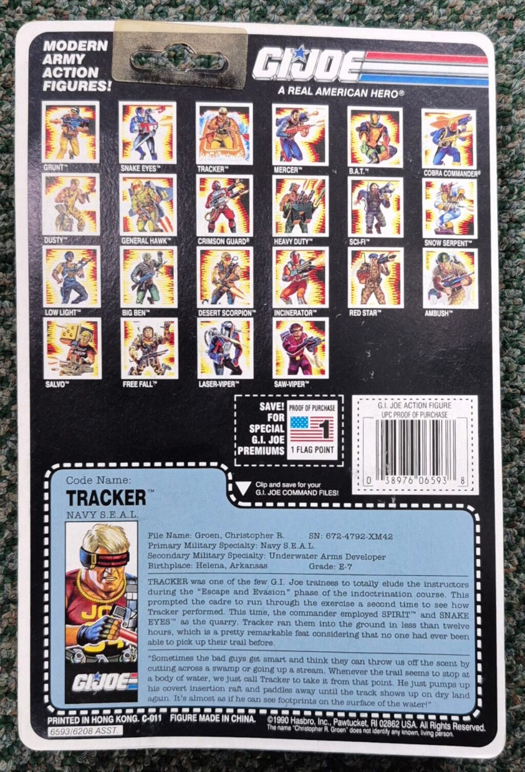 MOC 1990 Hasbro G.I. Joe ARAH Tracker : Factory Sealed – The Toys Time ...