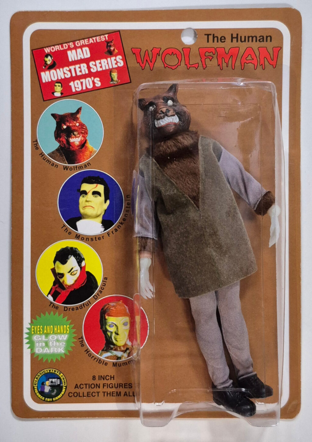 MOC Figures Toy Co. Mad Monster Series The Human Wolfman Action Figure ...