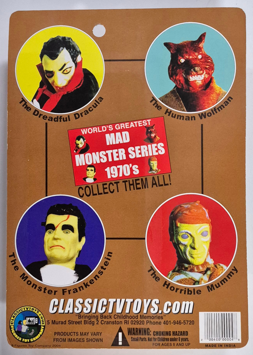 MOC Figures Toy Co. Mad Monster Series The Human Wolfman Action Figure ...