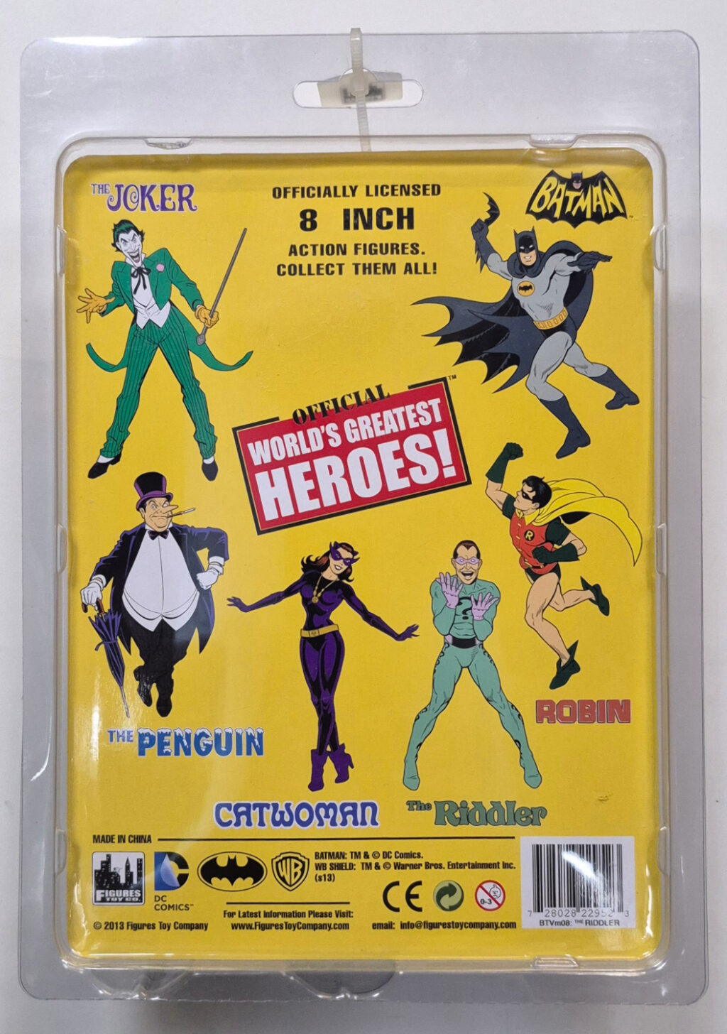 MOC Figures Toy Co. Official World’s Greatest Heroes The Riddler Action ...