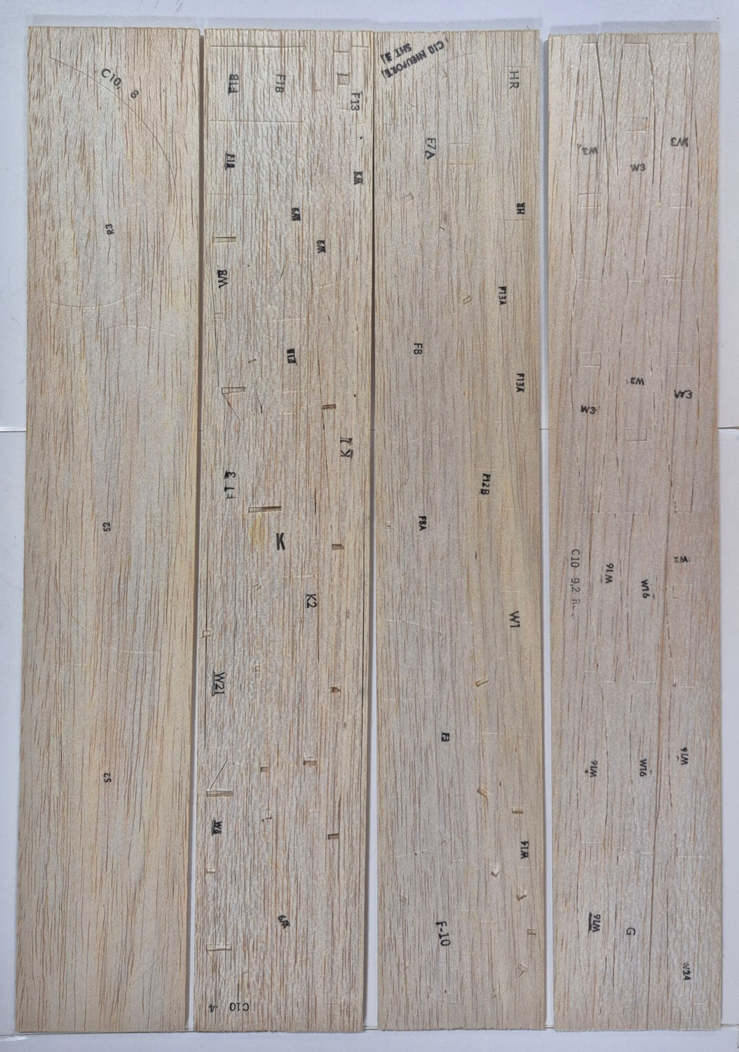 Vintage 1950’s Captain Eddie Rickenbacker’s Nieuport “28” Balsa Wood ...