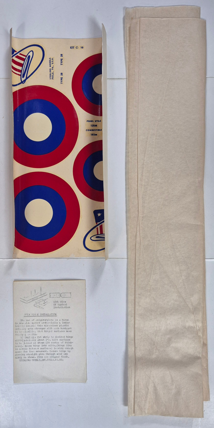 Vintage 1950’s Captain Eddie Rickenbacker’s Nieuport “28” Balsa Wood ...