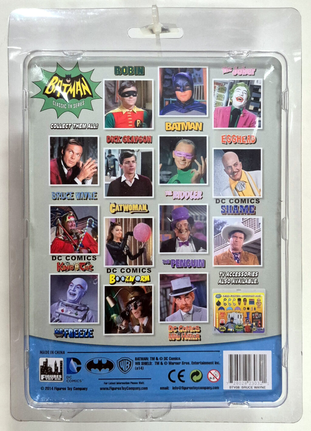 MOC Figures Toy Co. Batman Classic TV Series Adam West as Bruce Wayne ...