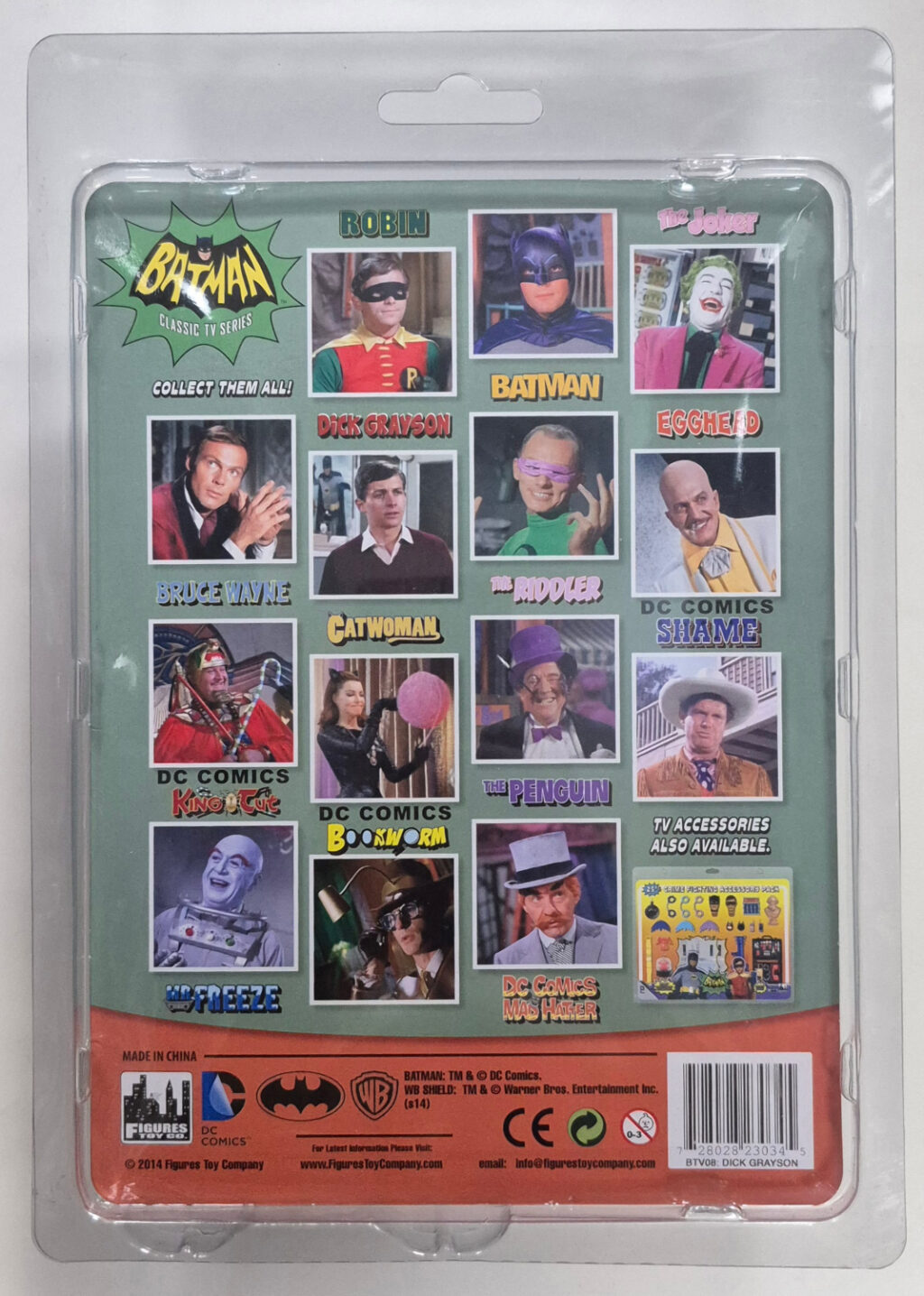 MOC Figures Toy Co. Batman Classic TV Series Dick Grayson Action Figure ...