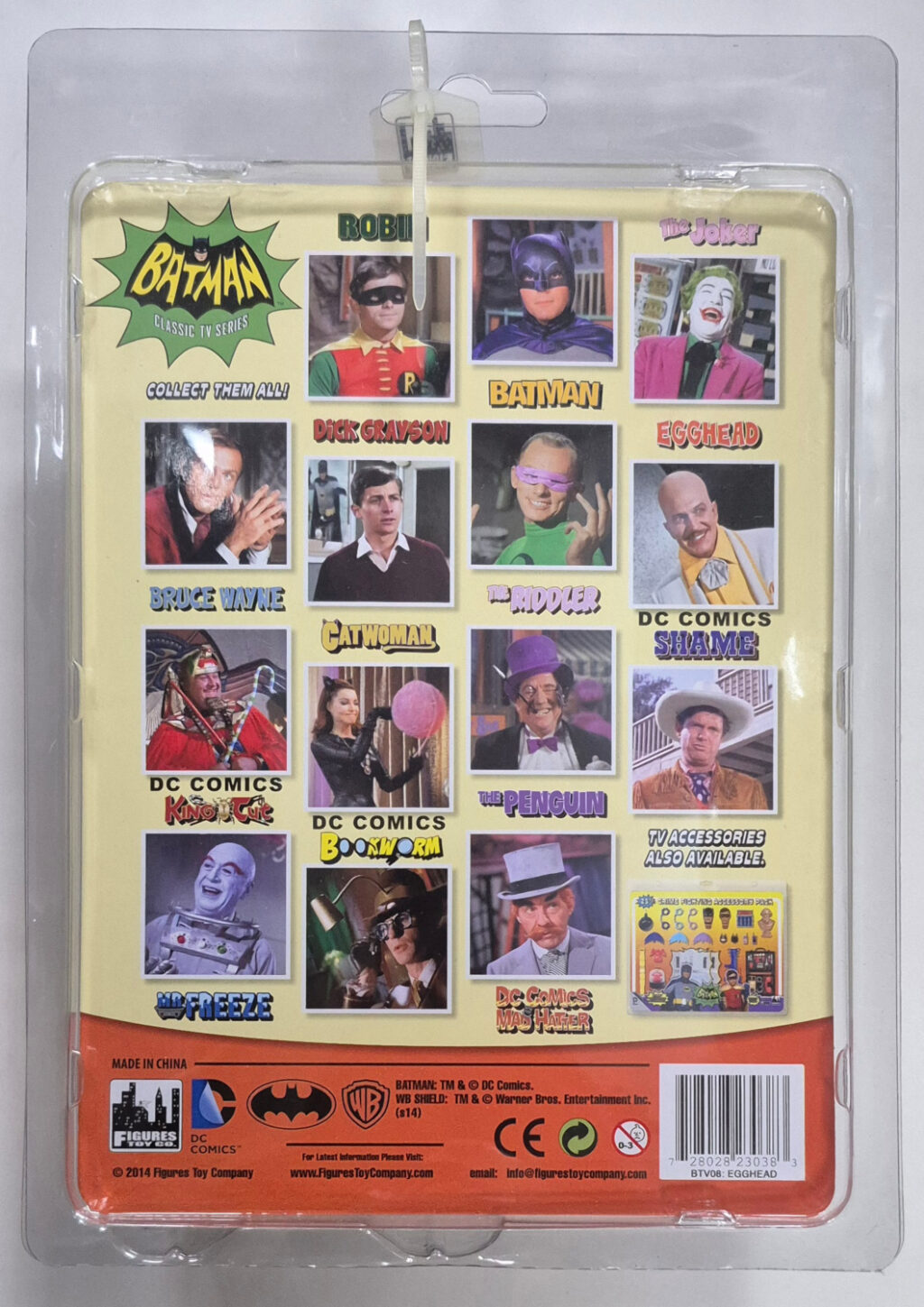 MOC Figures Toy Co. Batman Classic TV Series Vincent Price as Egghead ...