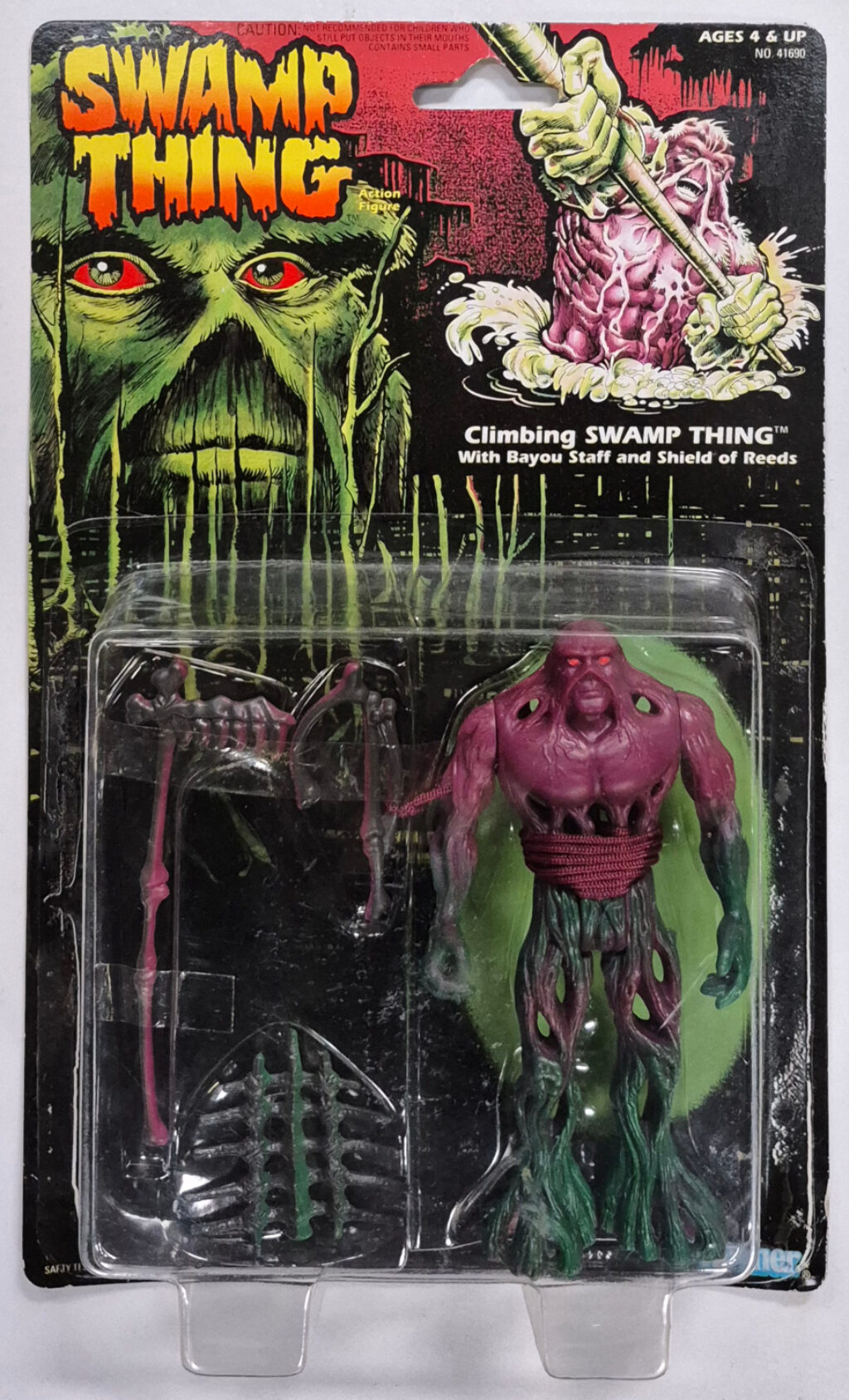 MOC Kenner Climbing Swamp Thing Action Figure : Factory Sealed – The ...