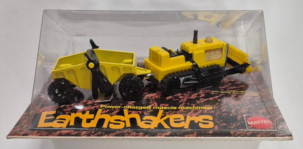 MIP 1970 Mattel Hot Wheels Sizzlers Earthshakers Ground Hog with Dumper ...
