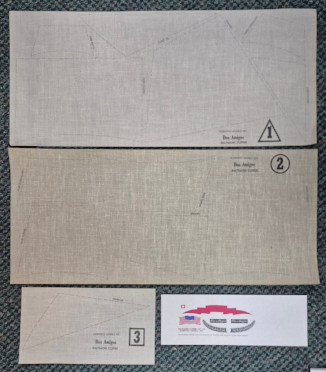 Vintage 1969 Scientific Models Dos Amigos Baltimore Clipper Wood Ship ...