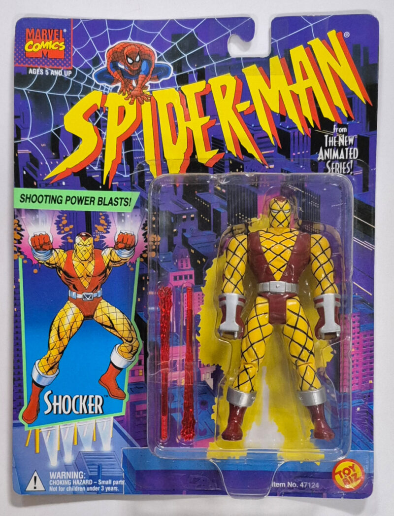 Toy Biz Spider-Man The Animated Series Shocker Action Figure: Mint on ...